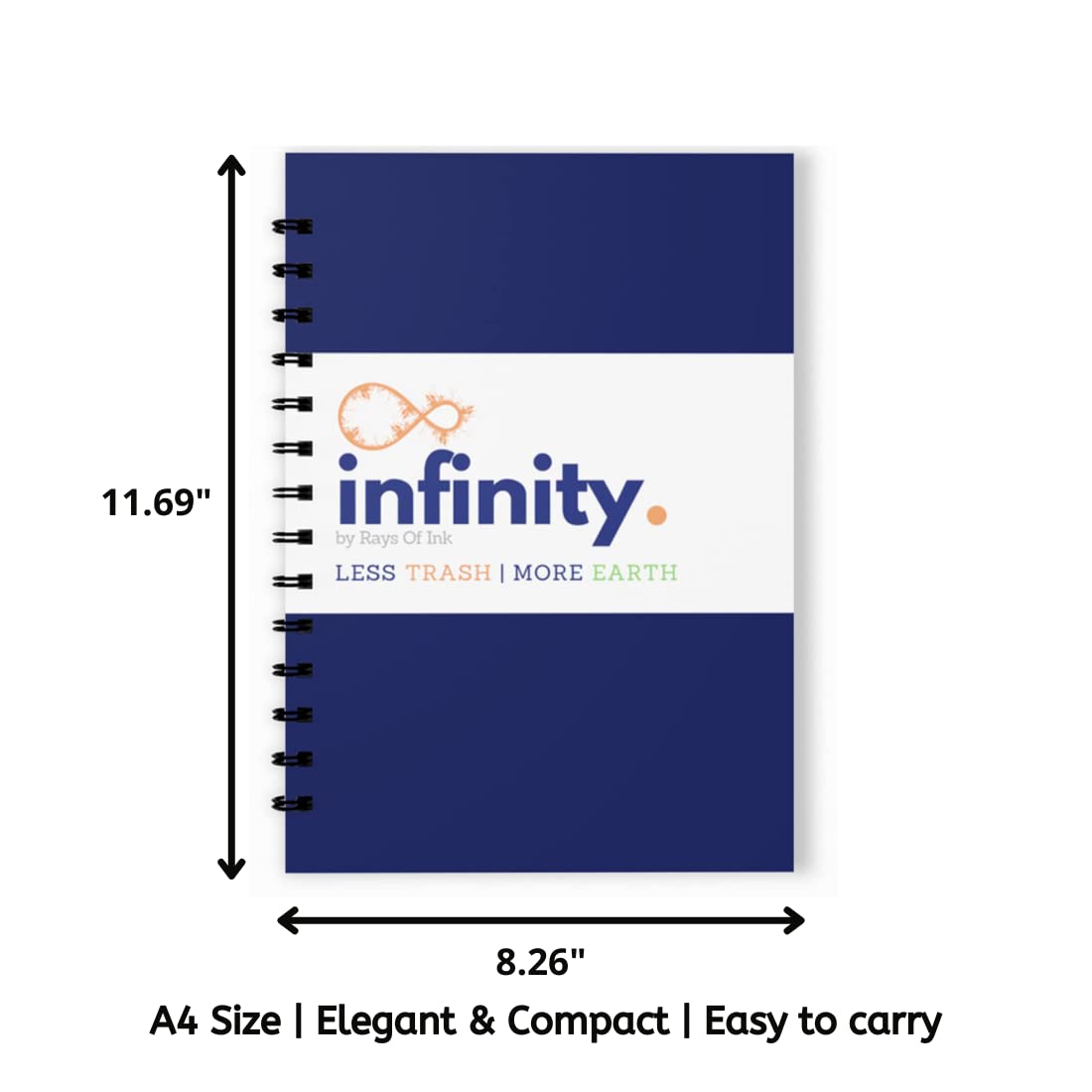 Rays Of Ink Infinity Re-writeable/Reusable Notebook - Eco Friendly Not ...
